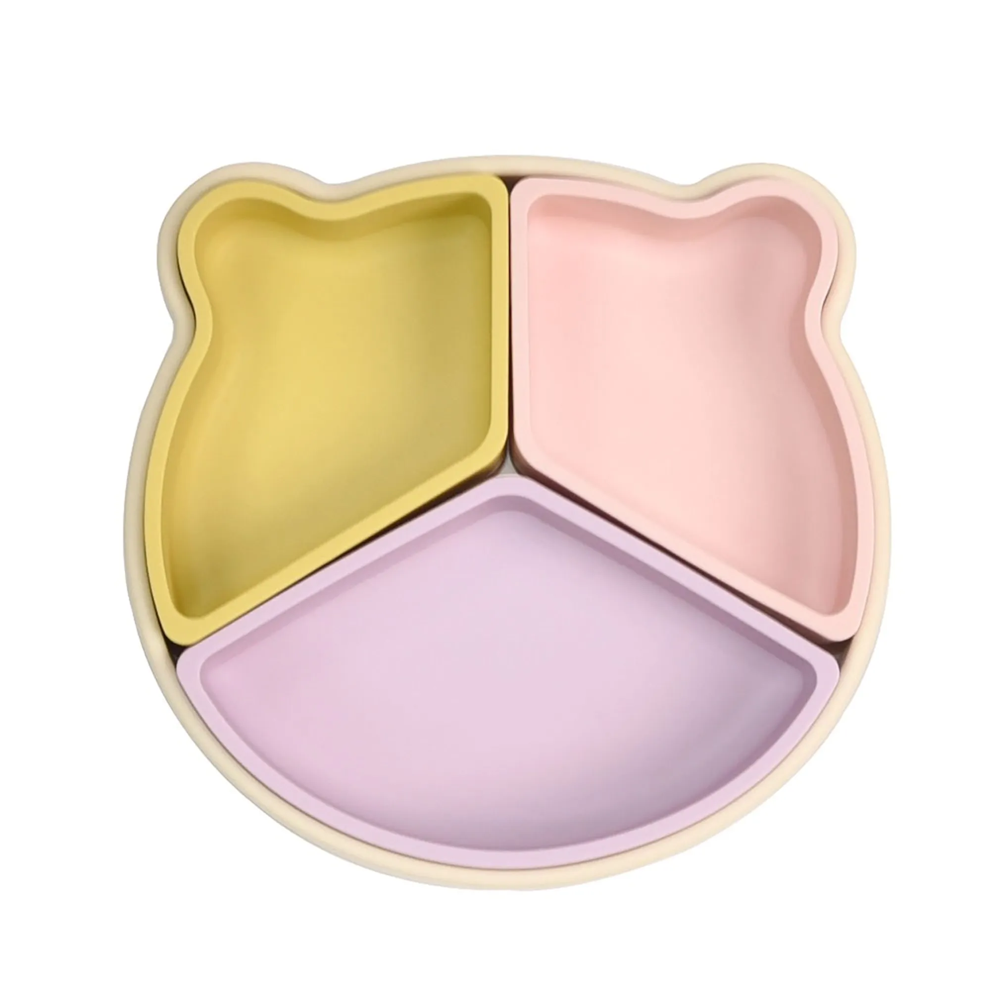 Little Rawr Divider Plate Bear - Forest Friends 4 Piece Set | Baby ...