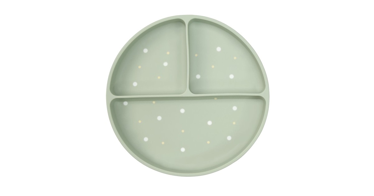Little Rawr Divider Plate Round - Farm | Baby Bunting AU