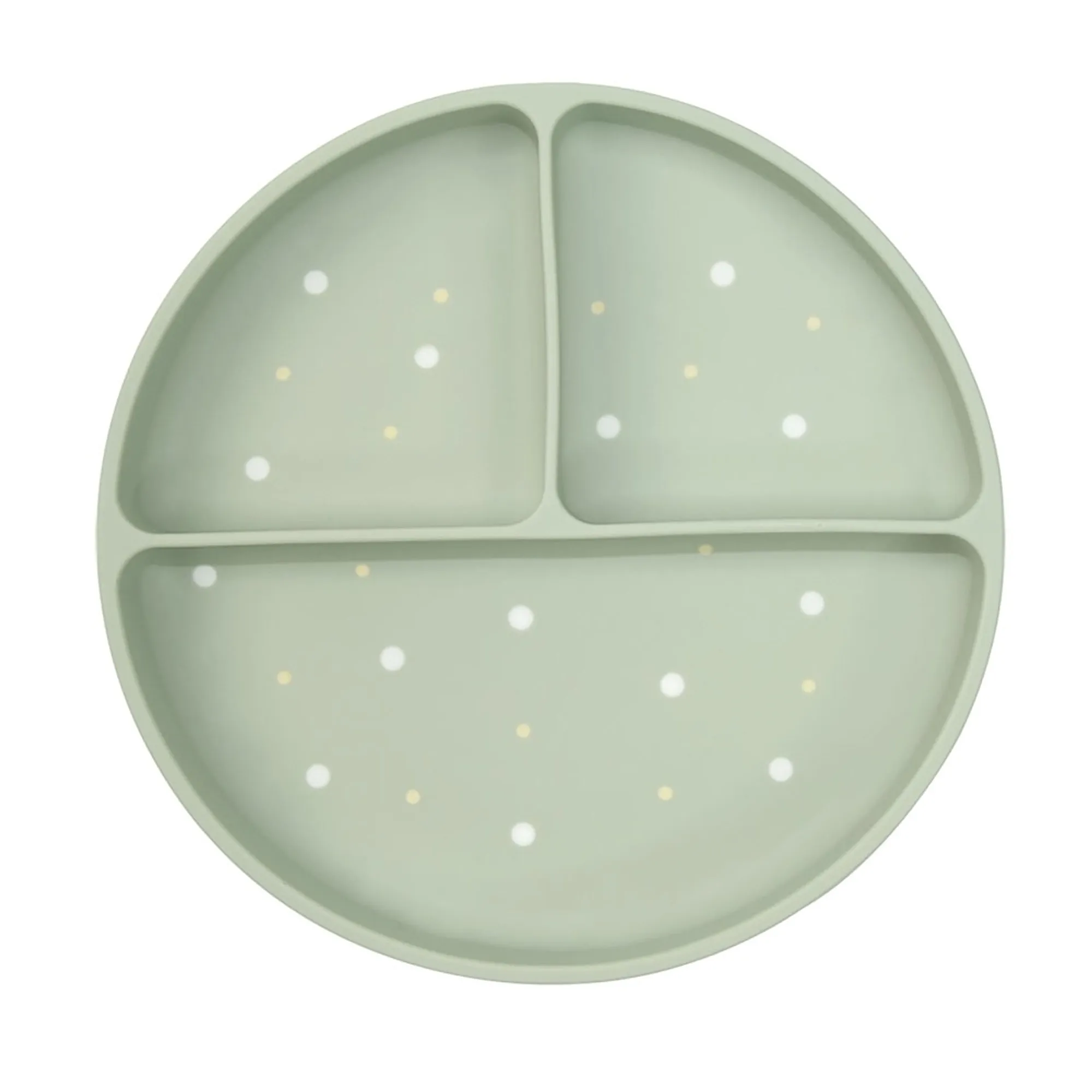 Little Rawr Divider Plate Round - Farm | Baby Bunting AU