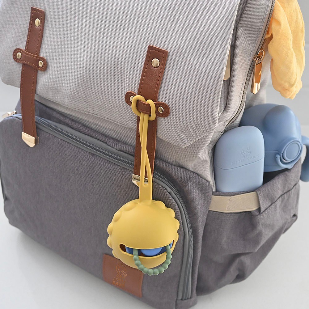 Little Rawr Pacifier Case Lion - Sunshine | Dummies | Baby Bunting AU