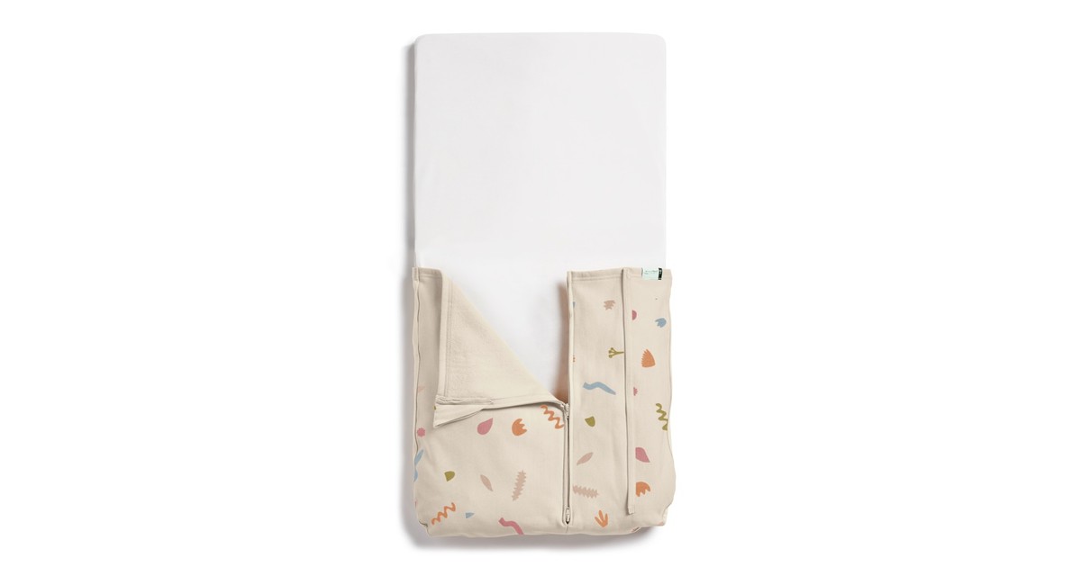 ergoPouch Cot Tuck Sheet Bloom | Baby Bunting AU