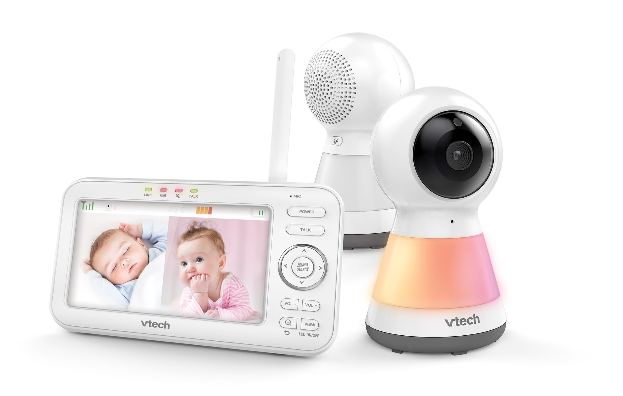 VTech Video & Audio Monitor 2-Camera BM5350N | Baby Bunting AU