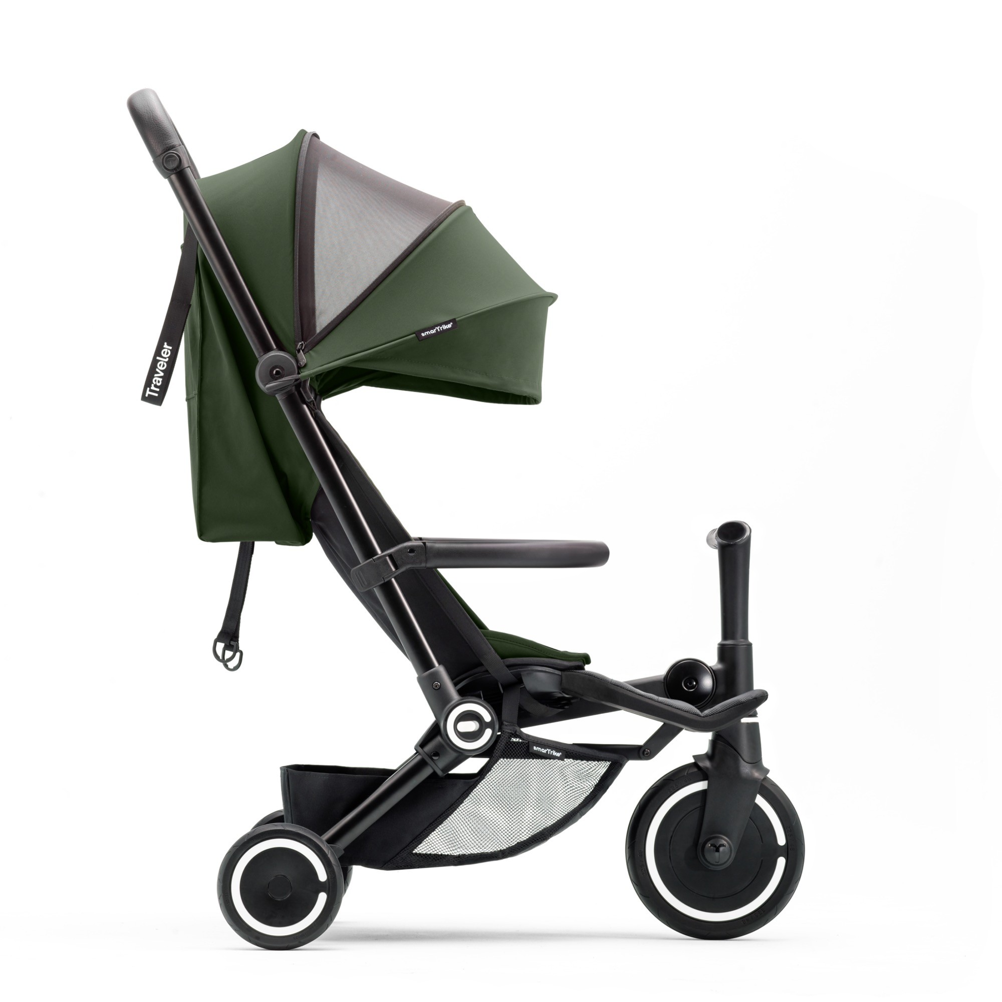 SmarTrike Traveler Stroller Olive Green | Strollers | Baby Bunting AU