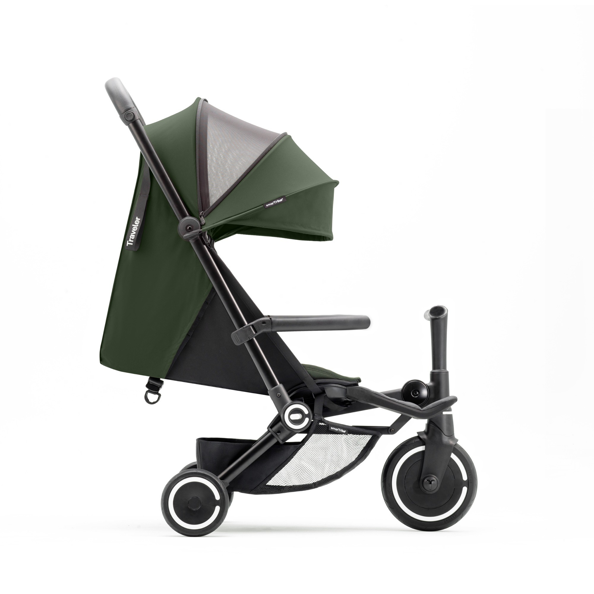SmarTrike Traveler Stroller Olive Green | Strollers | Baby Bunting AU