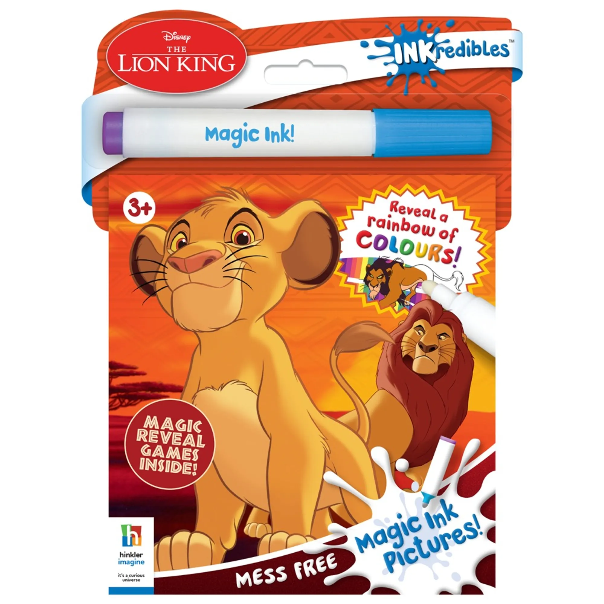 Inkredibles The Lion King Magic Ink Pictures | Baby Bunting NZ