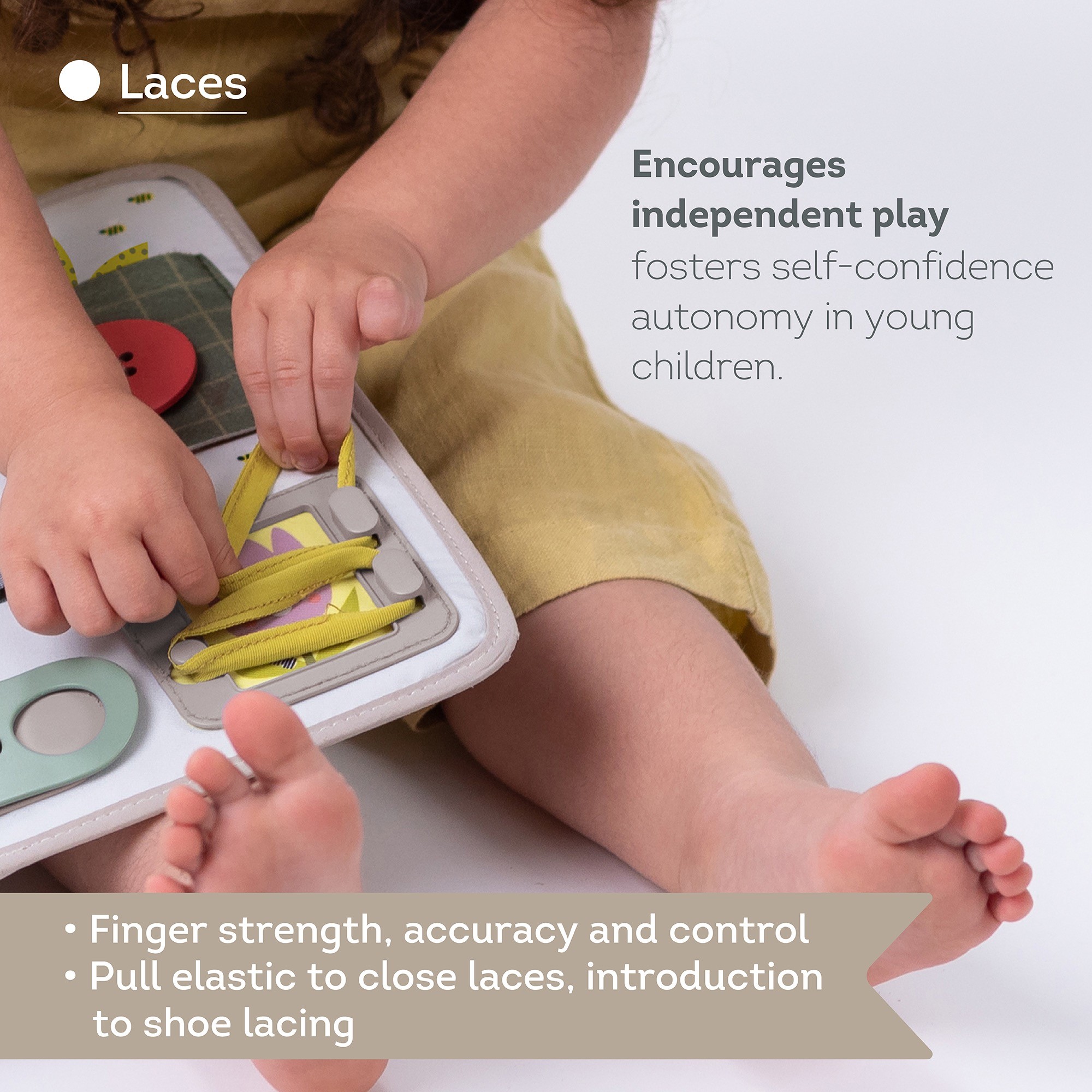 Taf Toys Activity Buckles Board | Baby Bunting AU