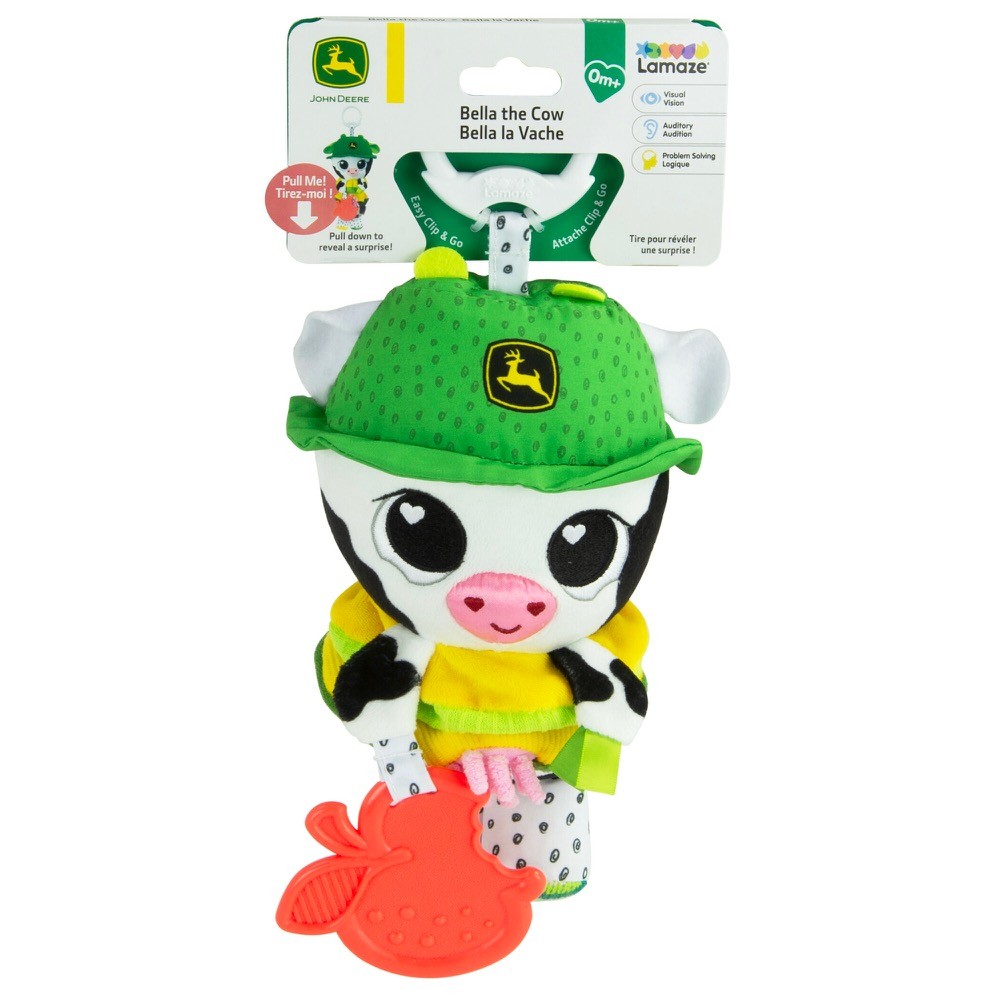 Lamaze Clip & Go Bella The Cow | Interactive Toys | Baby Bunting AU