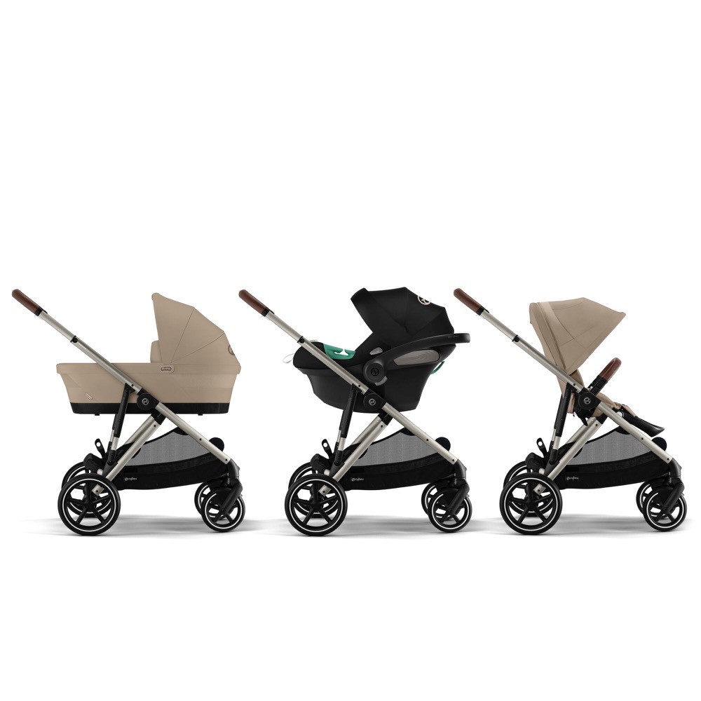 Cybex Gazelle S Stroller 2023 Almond Beige | 4 Wheel Prams | Baby ...