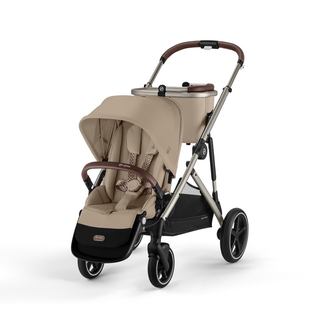 Cybex Gazelle S Stroller 2023 Almond Beige | 4 Wheel Prams | Baby ...