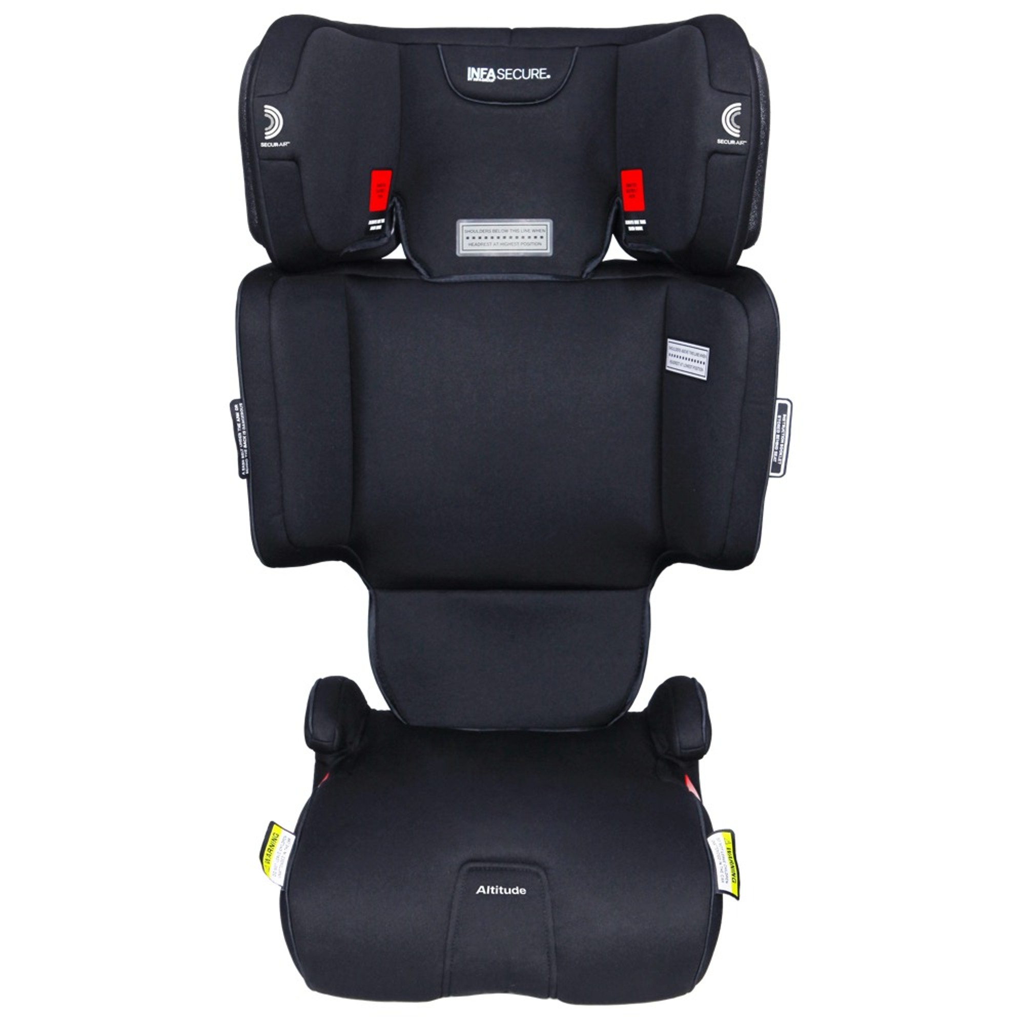 Infasecure Altitude Quantum Pro Booster Black | Baby Bunting AU