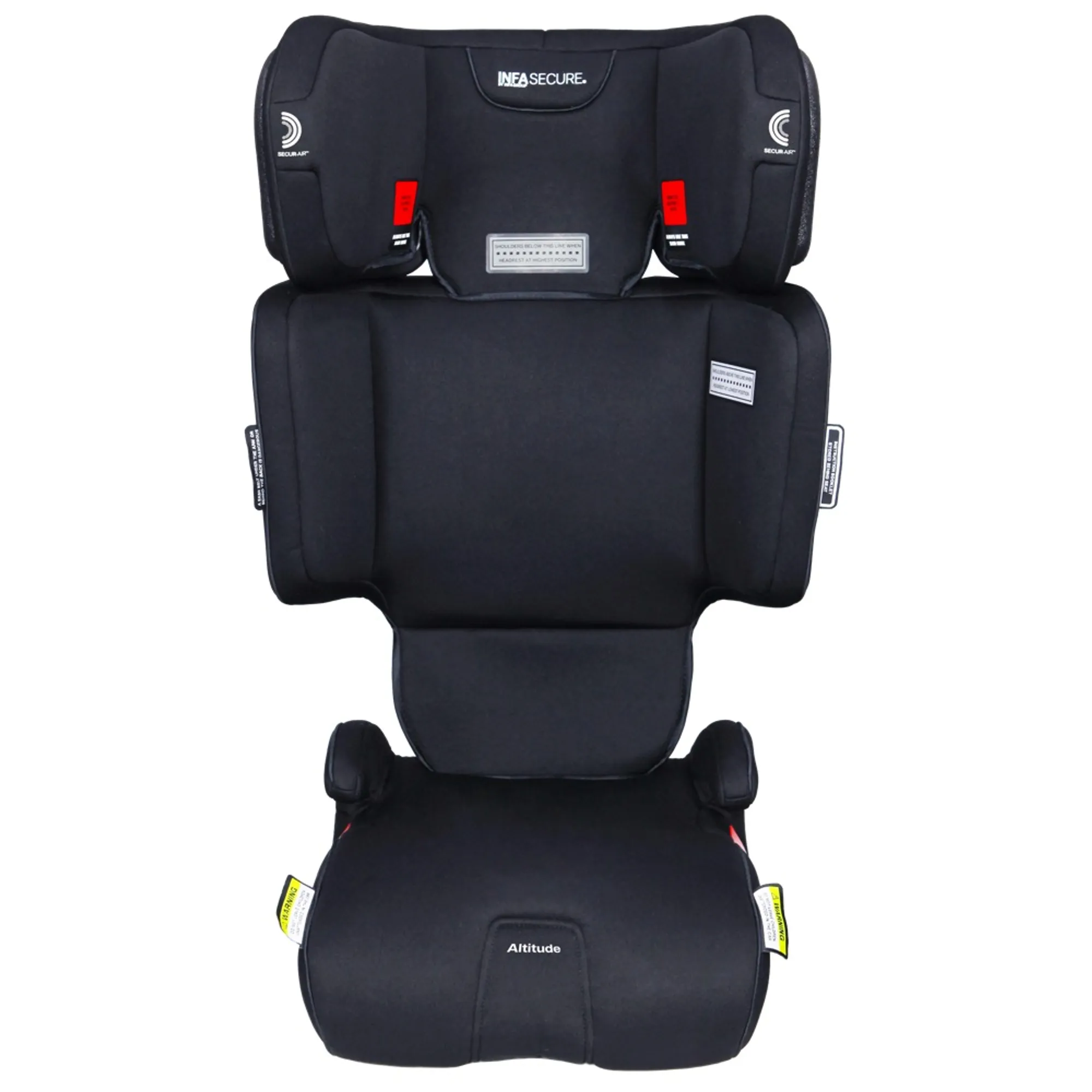 Infasecure Altitude Quantum Pro Booster Black | Baby Bunting AU