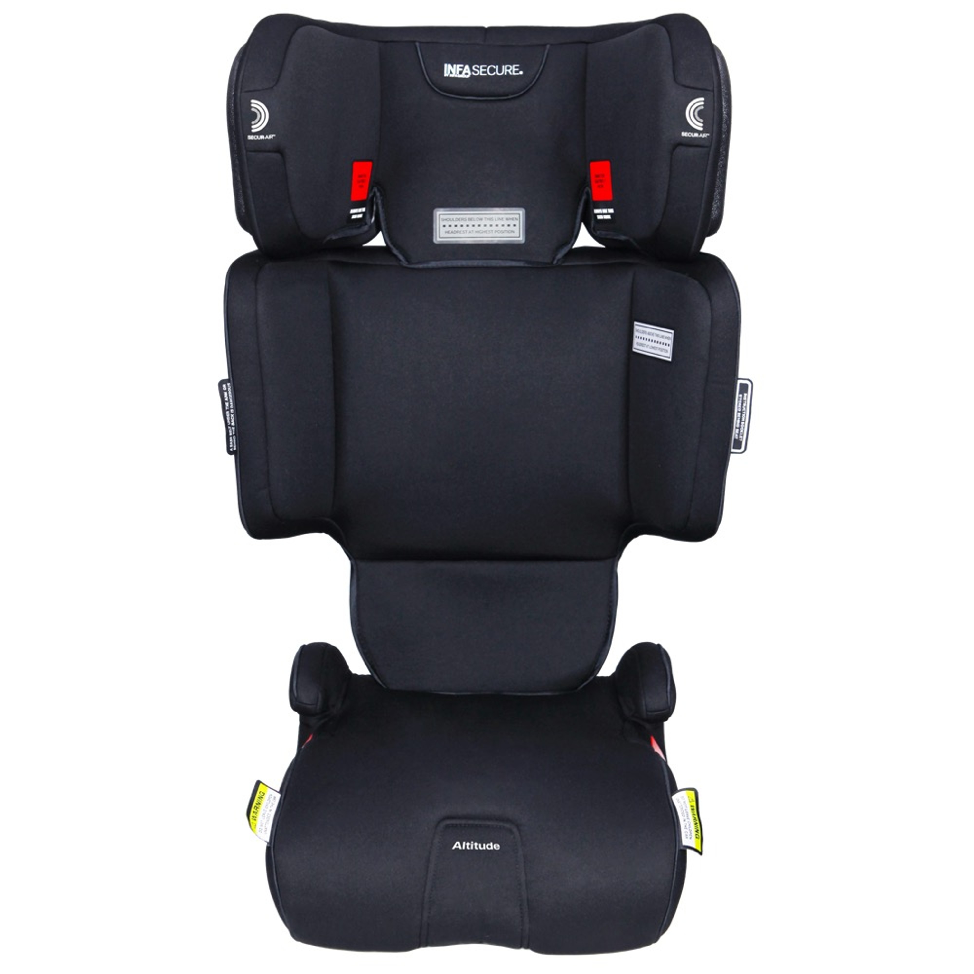 Infasecure Altitude Quantum Pro Booster Black | Baby Bunting AU