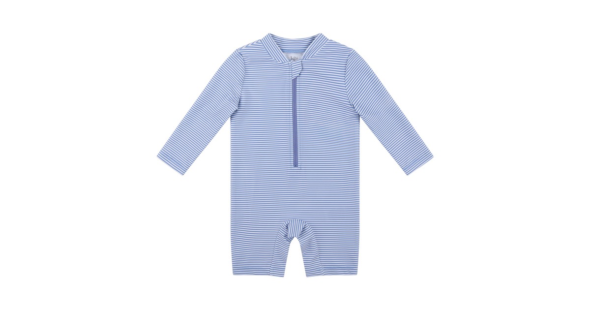 Bilbi Ripple Sunsuit Indigo | Baby Bunting AU