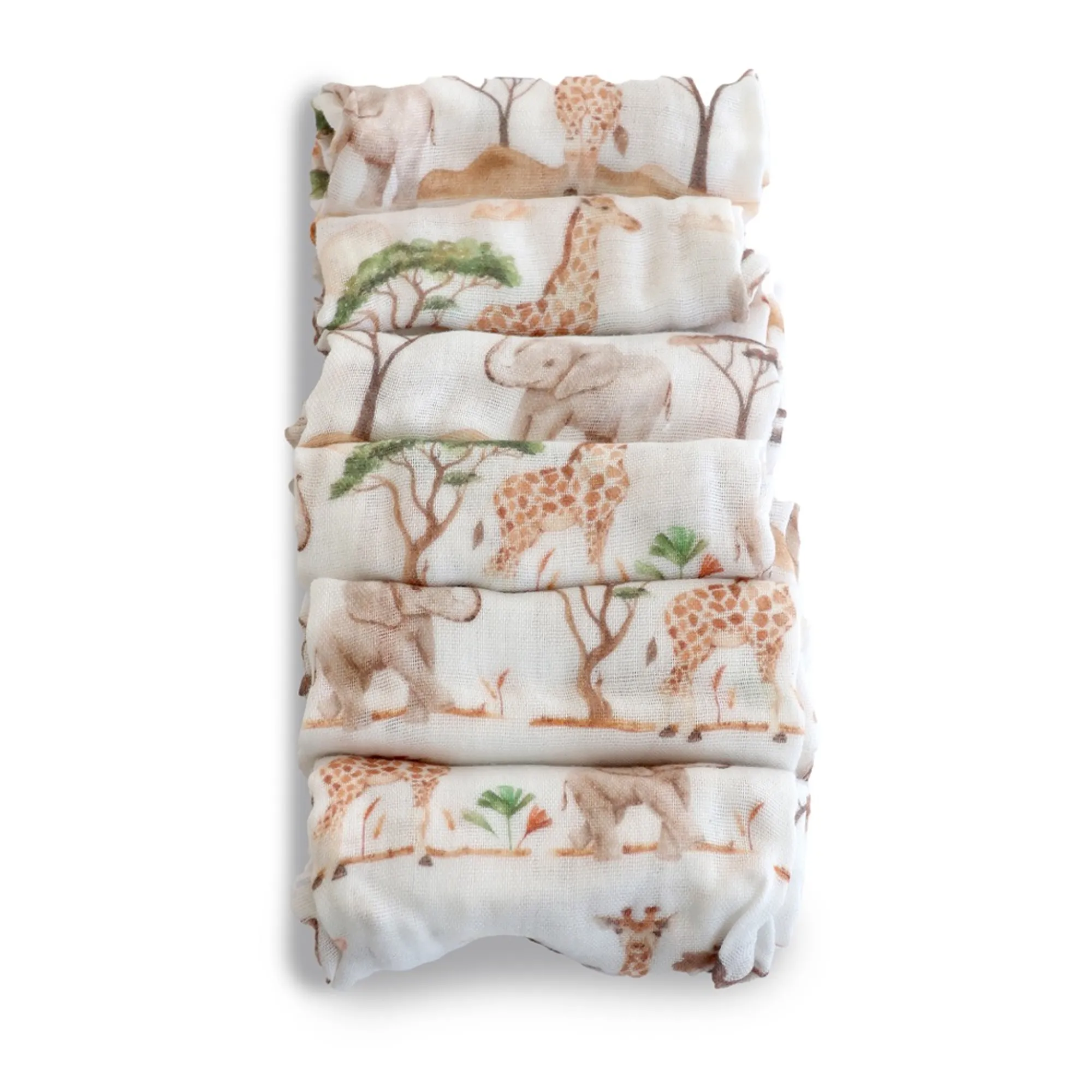 Bubba Blue 6 Pack Face Washers Bamboo Adventure | Baby Bunting AU