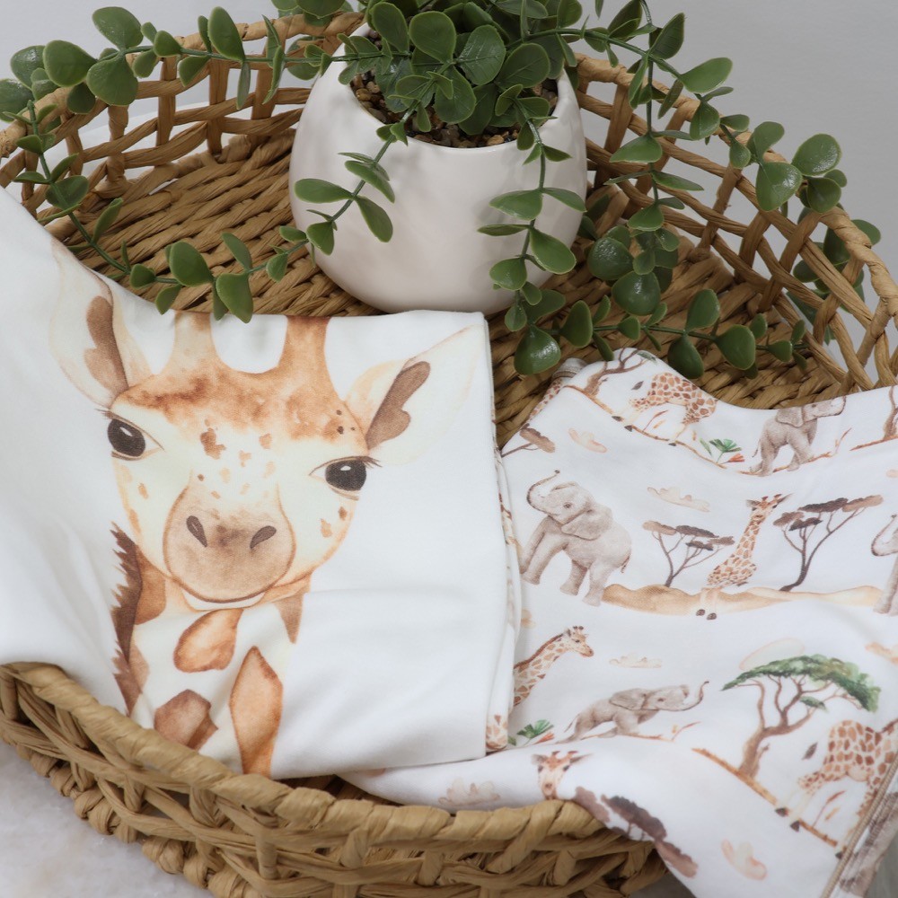 Bubba Blue 2 Pack Wrap Bamboo Adventure | Wraps | Baby Bunting AU