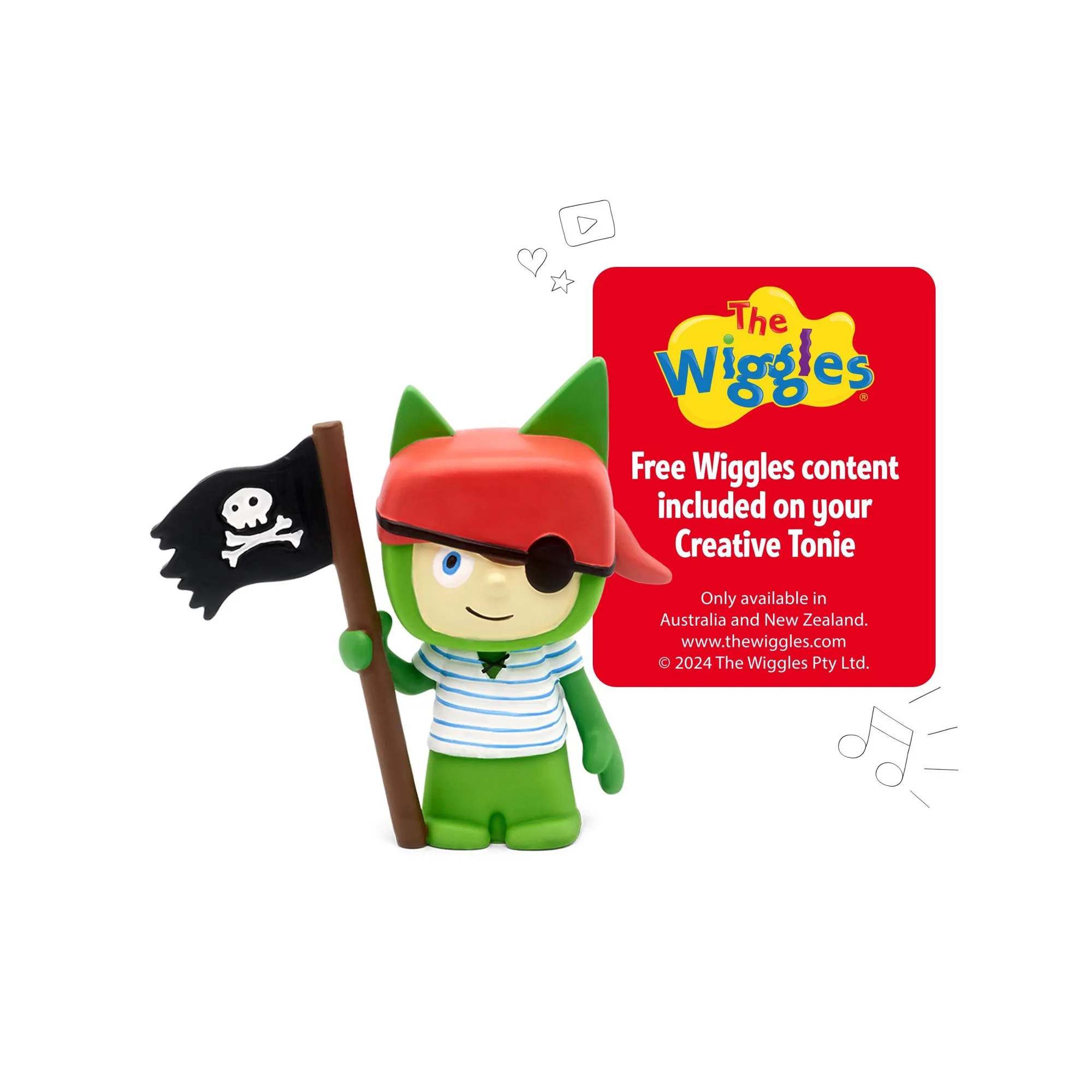 Tonies Audio Character Creative Tonie X The Wiggles Pirate | Baby ...