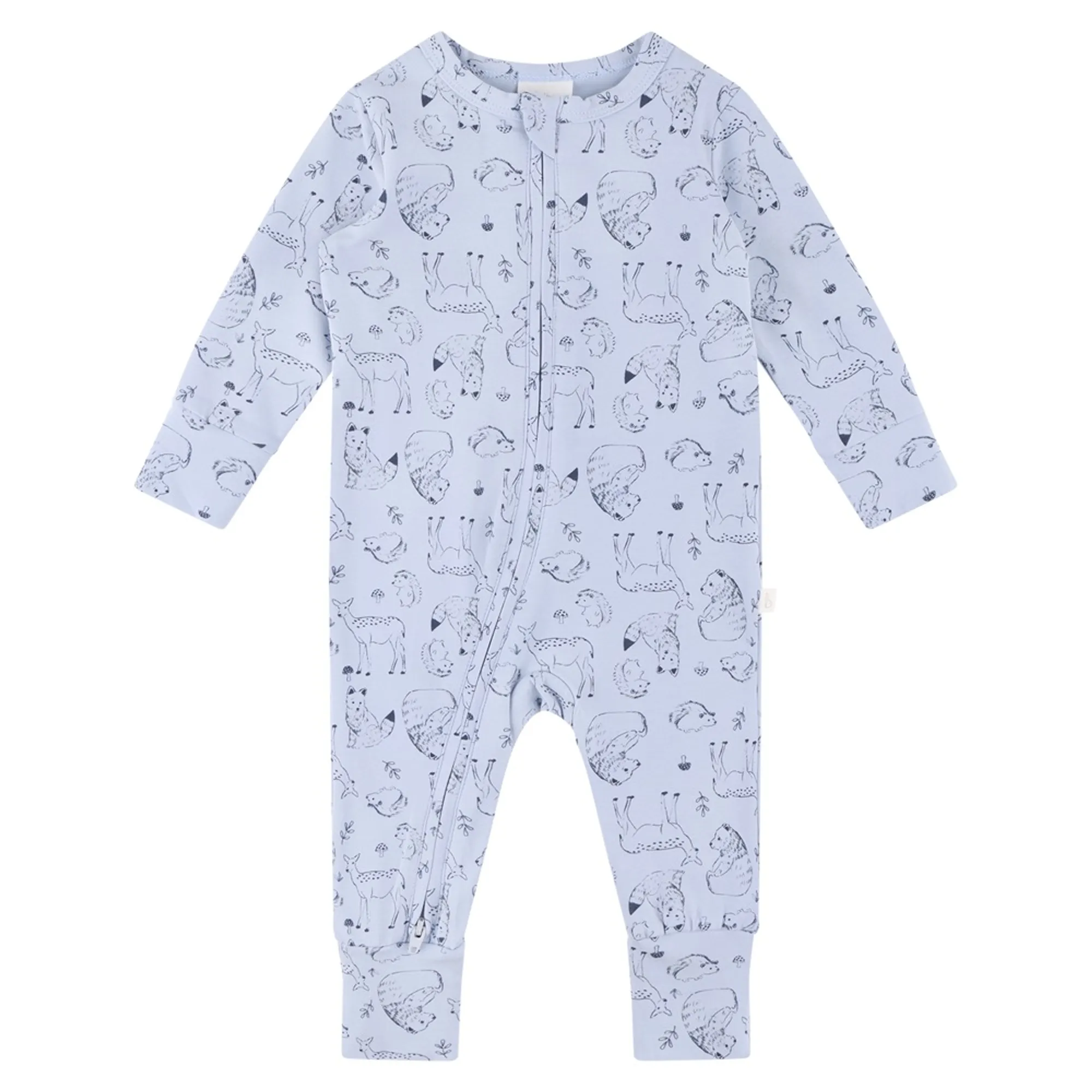 Bilbi Onesie Zip Dinos Dusk | Baby Bunting NZ