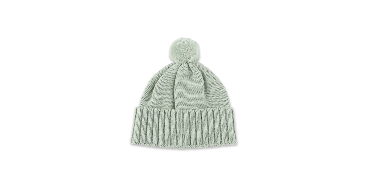 4baby Beanie Knit Sage | Baby Bunting AU