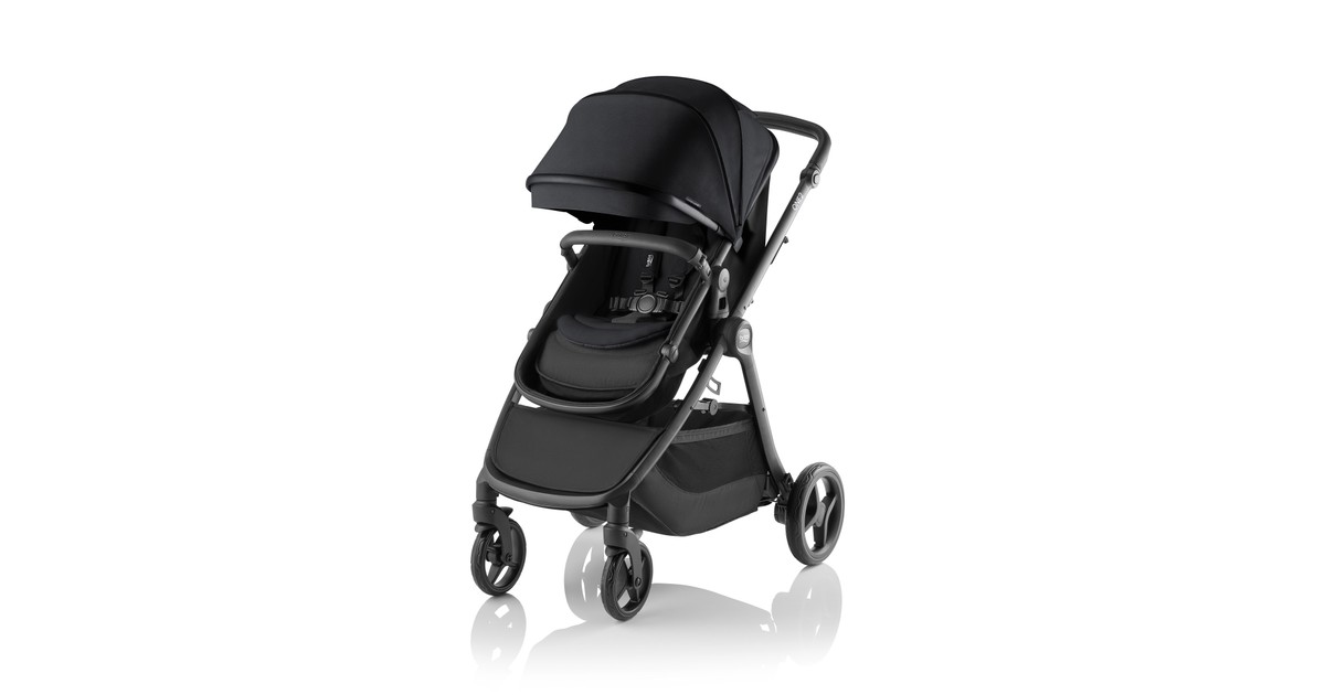 Britax One2 Stroller Raven Black Melange | Baby Bunting AU