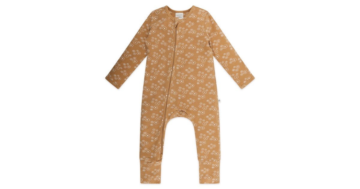 Kynd Baby Day Or Night Onesie Golden Blooms | Baby Bunting NZ