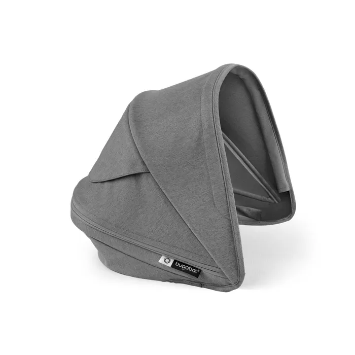 Bugaboo Kangaroo Sibling Seat Sun Canopy Black/Moon Grey | Baby Bunting AU