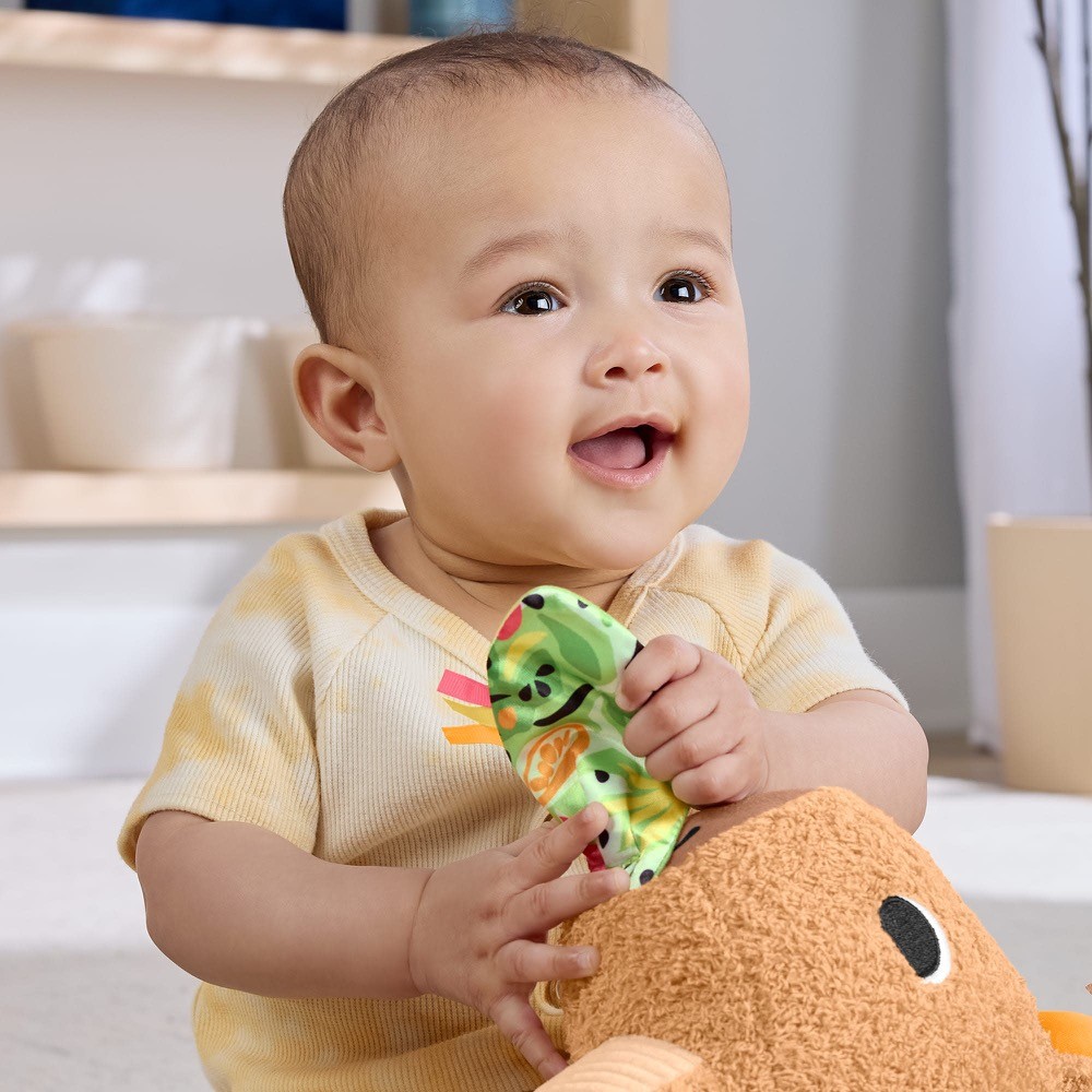 Fisher-Price Snuggly Snacky Capy | Interactive Toys | Baby Bunting AU