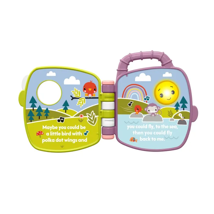 Fisher-Price Purple Monkey Book | Baby Bunting AU