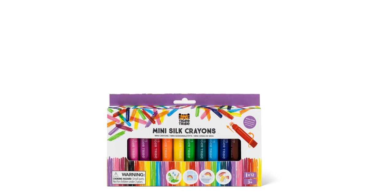 Tiger Tribe Mini Silk Crayons | Baby Bunting NZ
