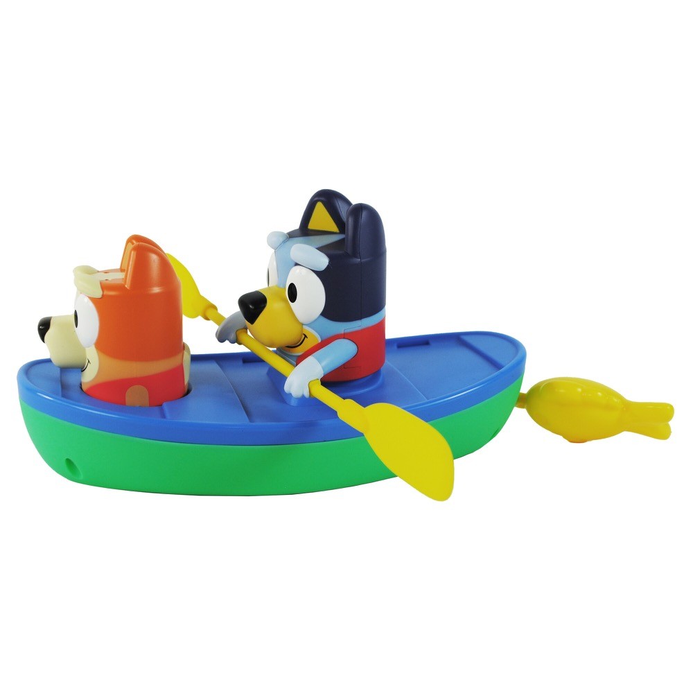 Tomy Toomies Bluey Paddling Canoe | Bath & Water Toys | Baby Bunting AU