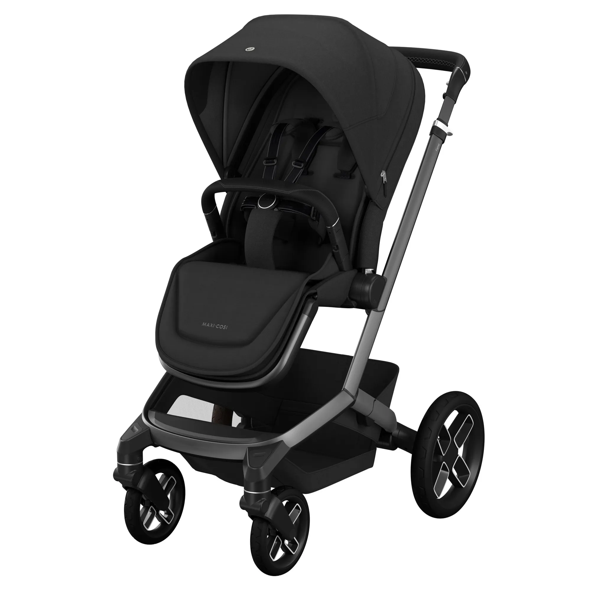 Maxi-Cosi Fame Stroller & Bassinet Twillic Black | Baby Bunting NZ