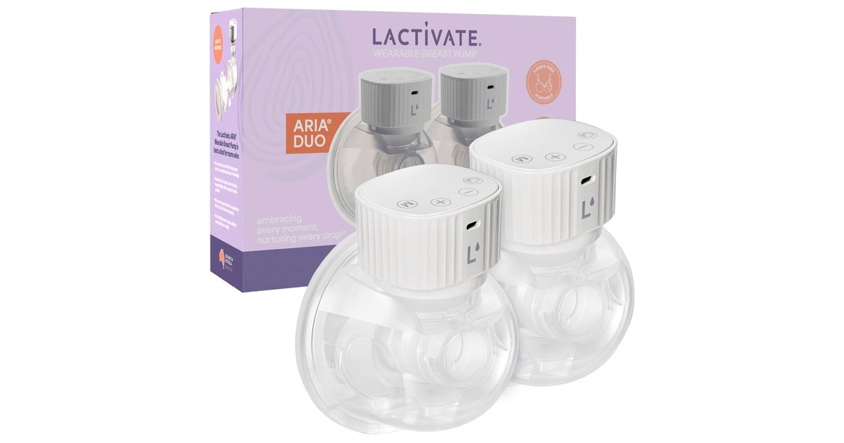 Lactivate ARIA Wearable Breast Pump- Duo | Baby Bunting AU
