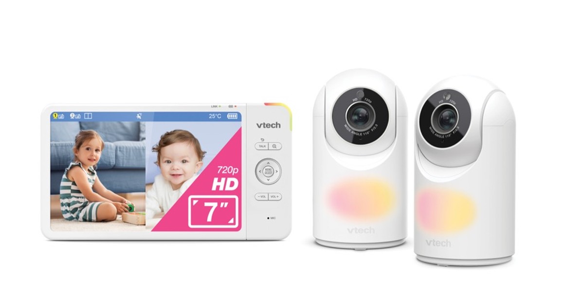 VTech Video Monitor With Second Camera BM7850HD-2 | Baby Bunting AU
