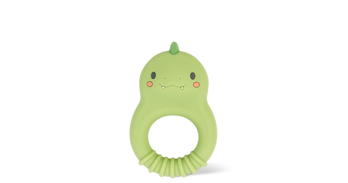 Tiger Tribe Silicone Teether Dino | Baby Bunting AU
