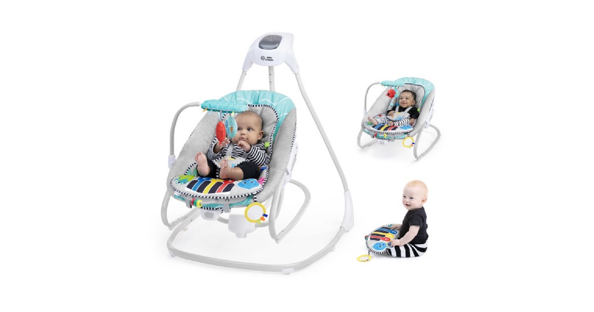 Baby Einstein Kick To It 4-In-1 Musical Swing & Rocker | Baby Bunting AU