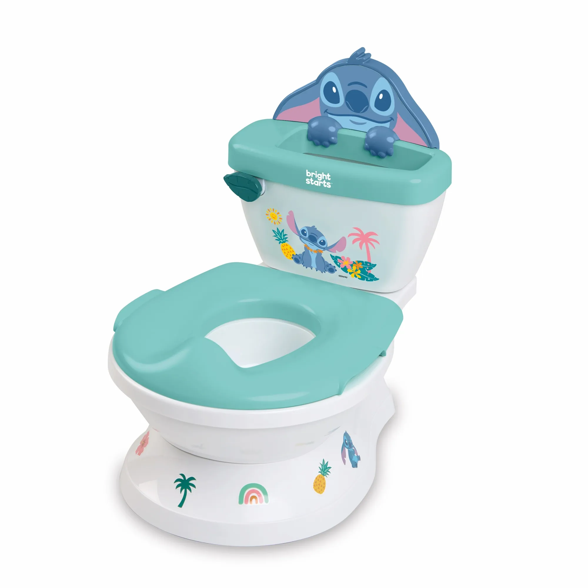 Bright Starts My Size Stitch Potty Teal | Baby Bunting AU