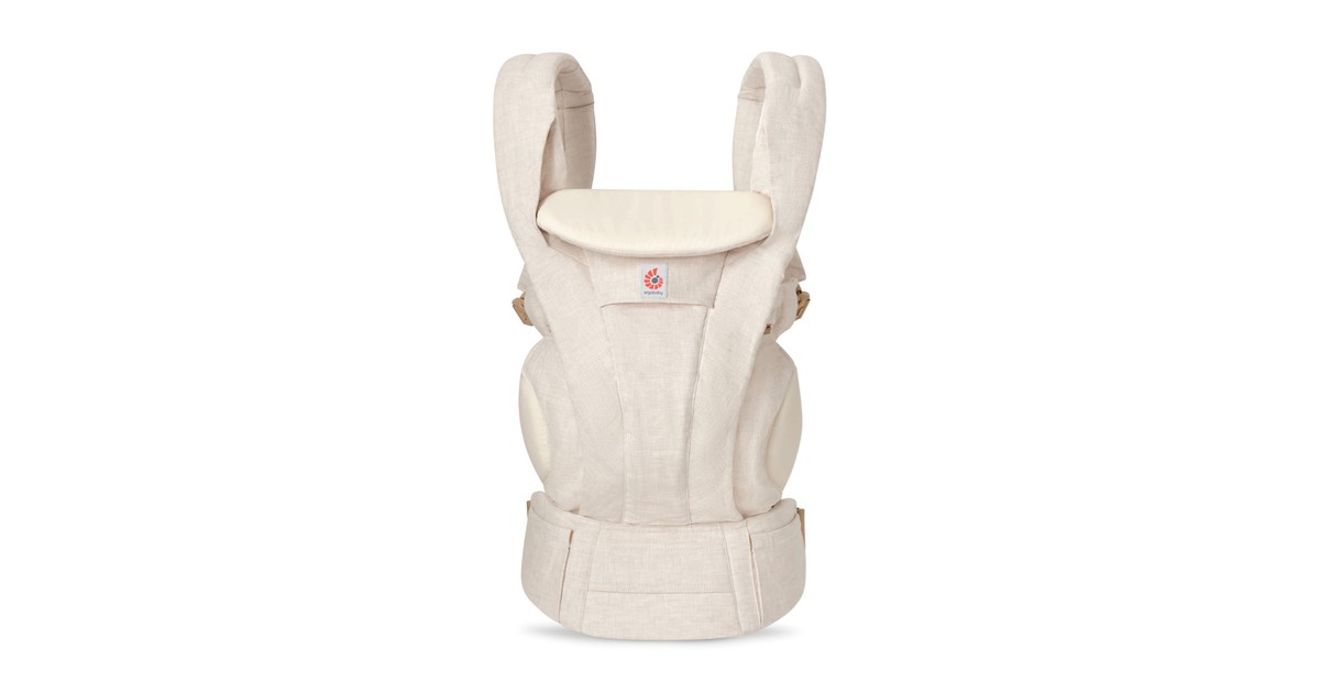 Ergobaby Omni Deluxe Linen Carrier Natural Linen | Baby Bunting AU