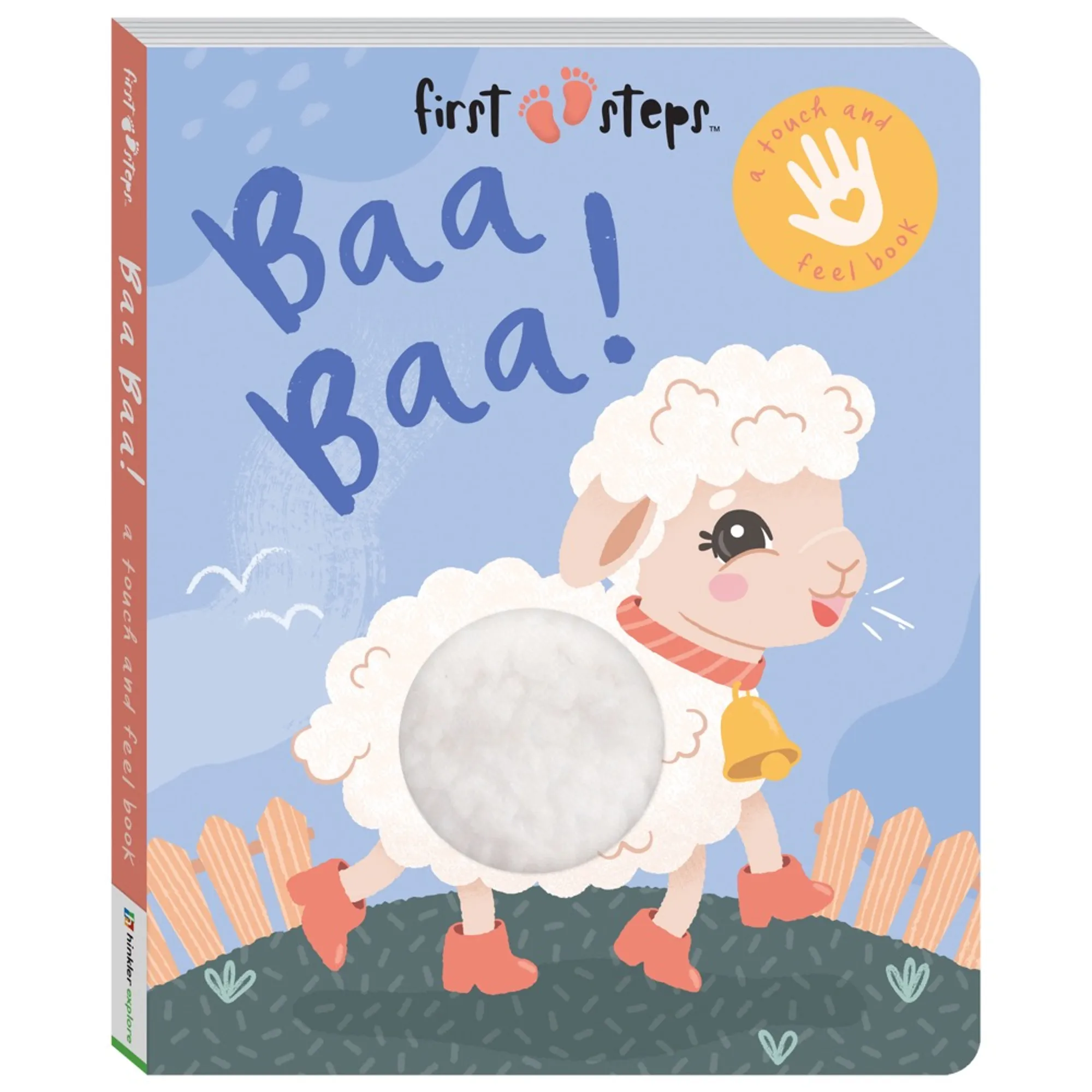 First Steps Baa Baa! Touch And Feel Board Book | Baby Bunting AU