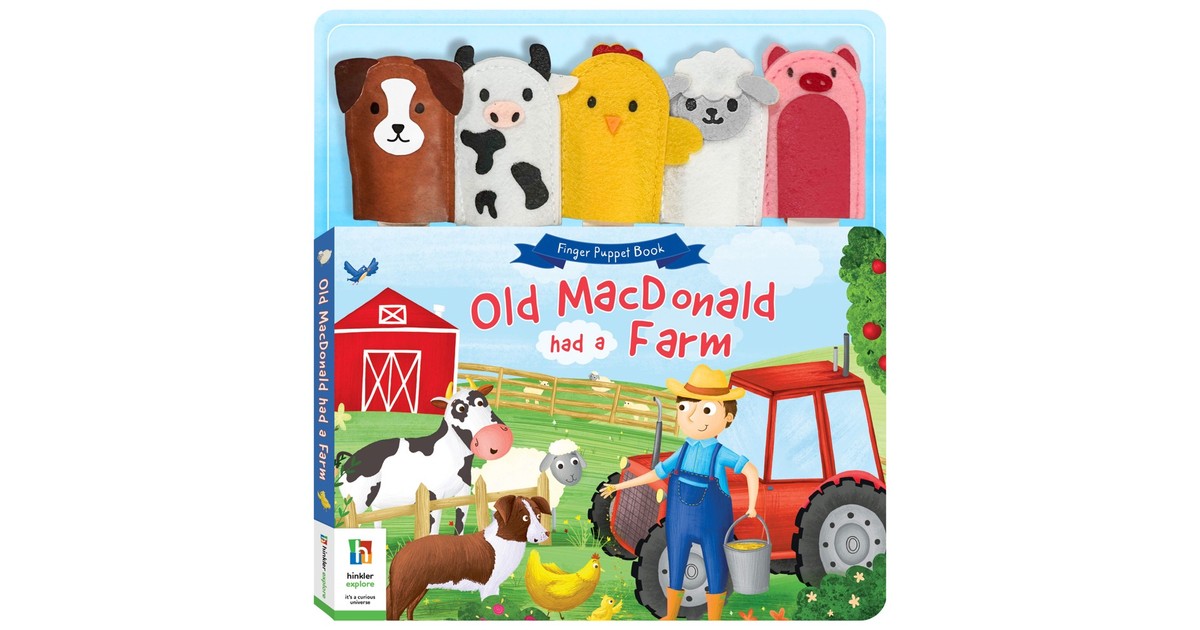 Old Macdonald Had A Farm Finger Puppet Book | Baby Bunting AU