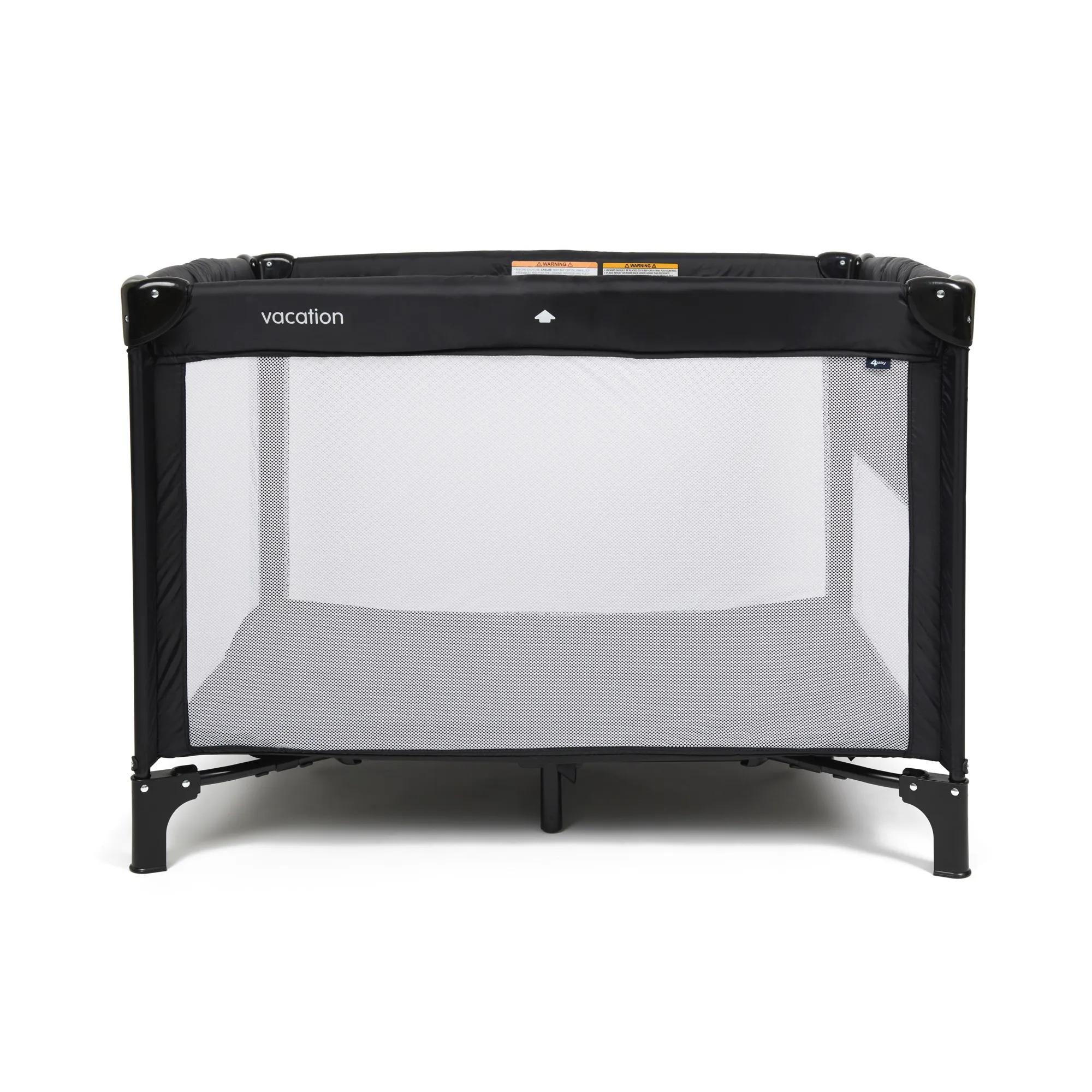4Baby Vacation Portacot V2 Black | Baby Bunting AU