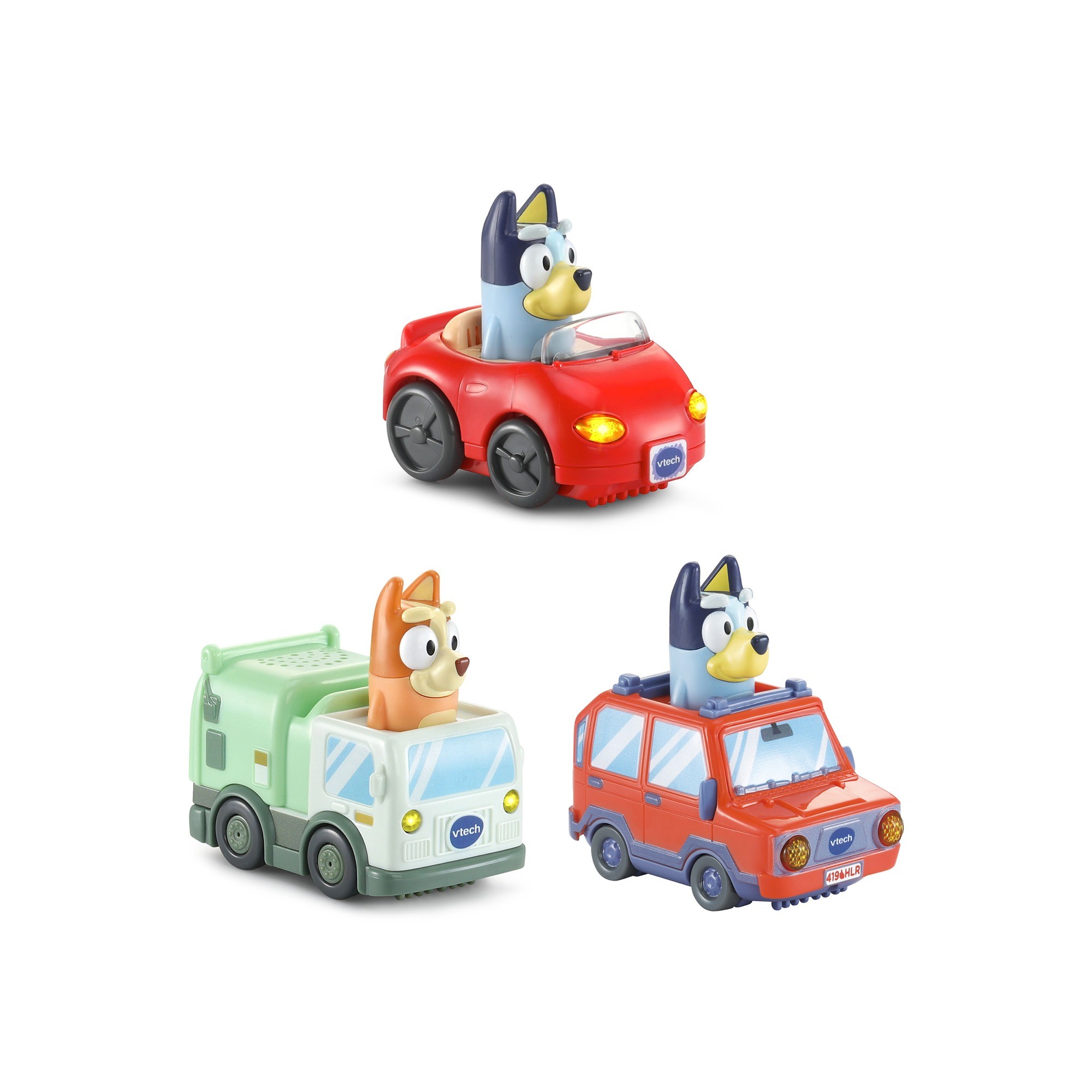 Vtech Toot-Toot Drivers Bluey Vehicles Astd | Baby Bunting AU