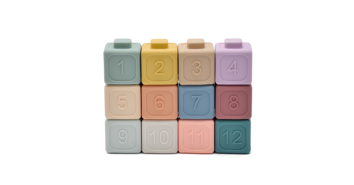 Little Rawr Silicone Learning Blocks | Baby Bunting AU