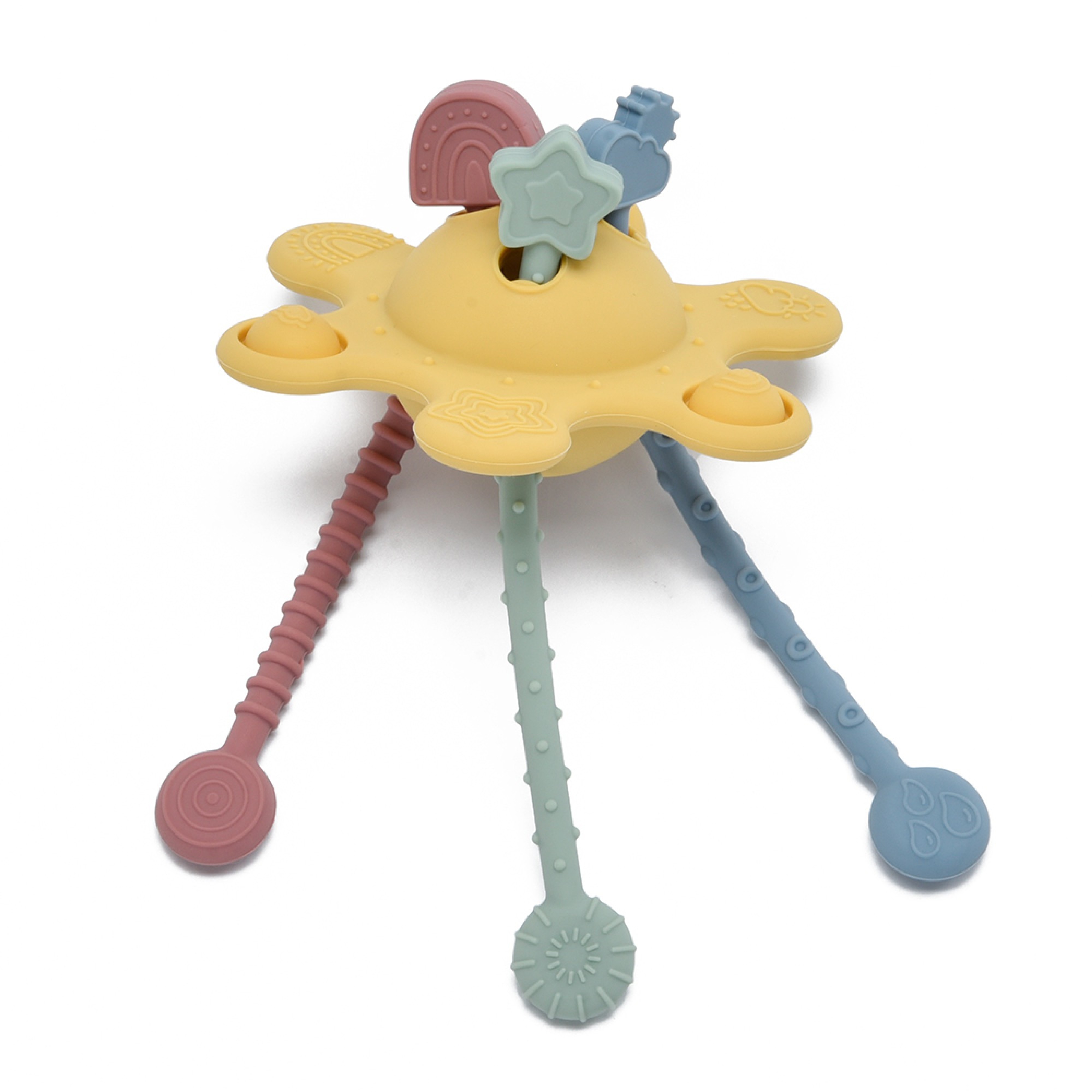 Little Rawr Silicone Pull & Play Yellow Size Small | Baby Bunting AU