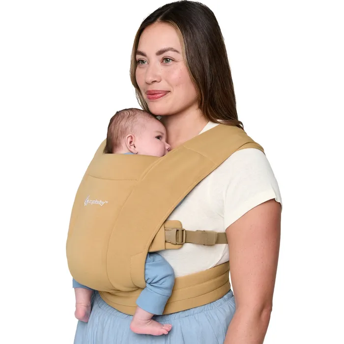 Ergobaby Embrace Newborn Baby Carrier Camel | Baby Bunting NZ