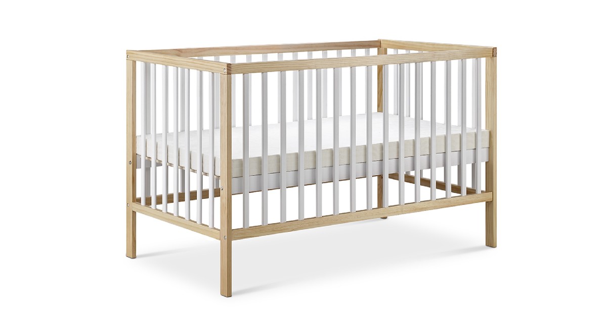 Jengo Zuri Cot Natural/White | Baby Bunting AU