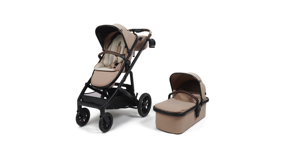 Jengo Newport Pram & Bassinet Latte | Baby Bunting AU