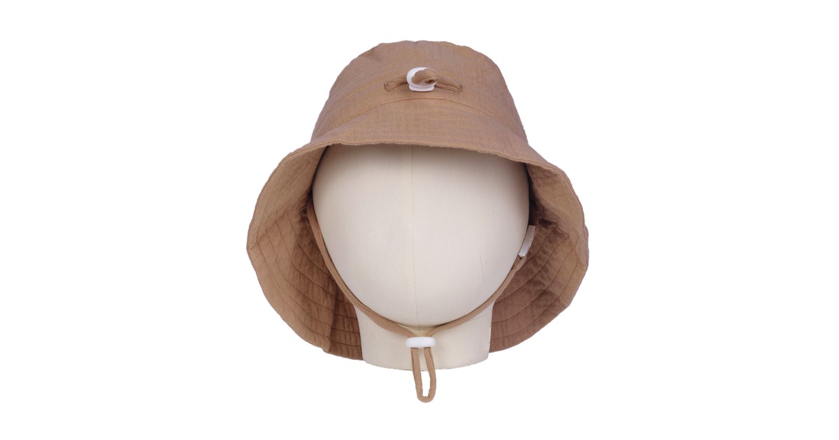 Bilbi Woven Hat Mocha | Baby Bunting AU