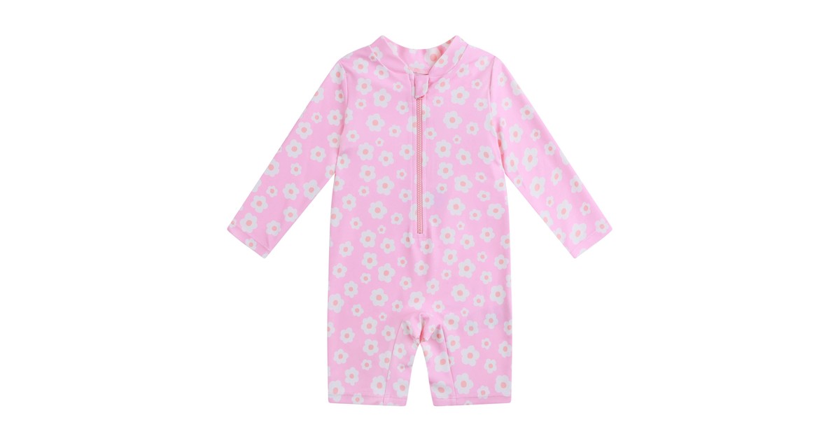 Bilbi Ripple Sunsuit Petal | Baby Bunting AU