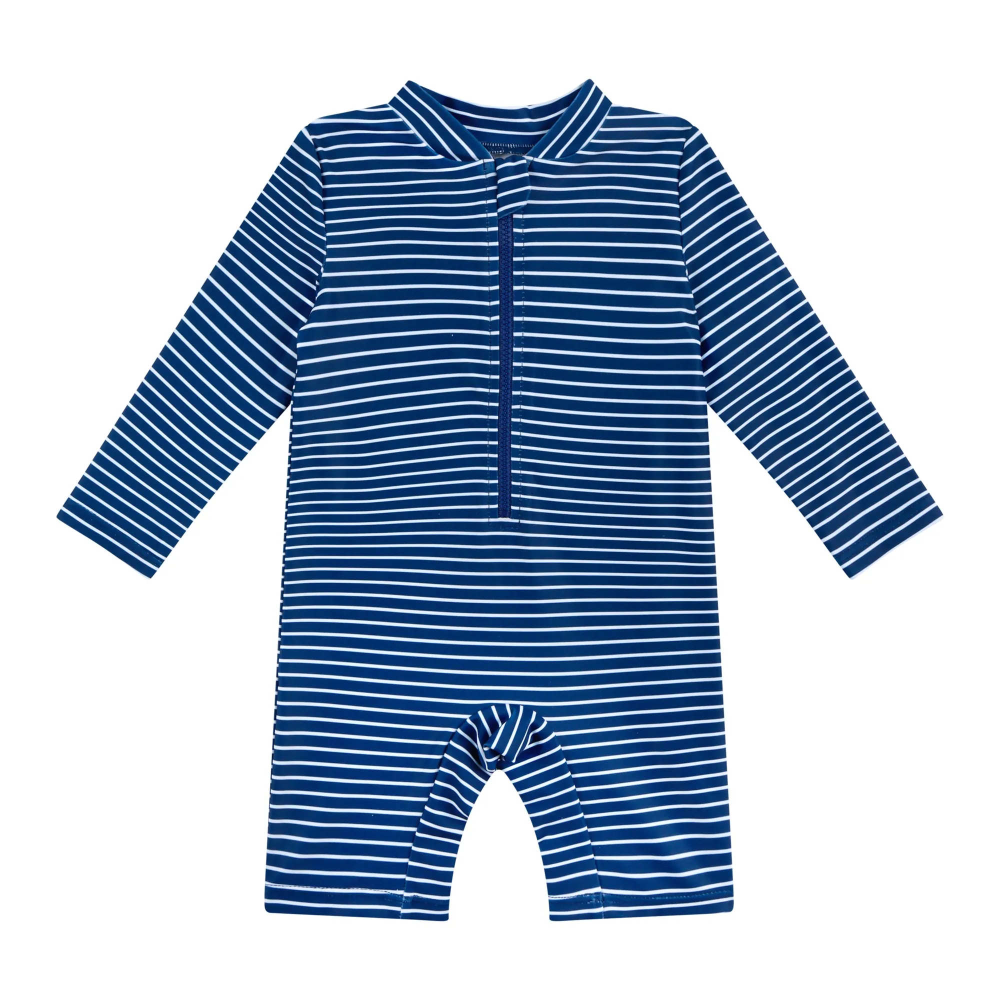 Bilbi Ripple Sunsuit Navy | Baby Bunting AU