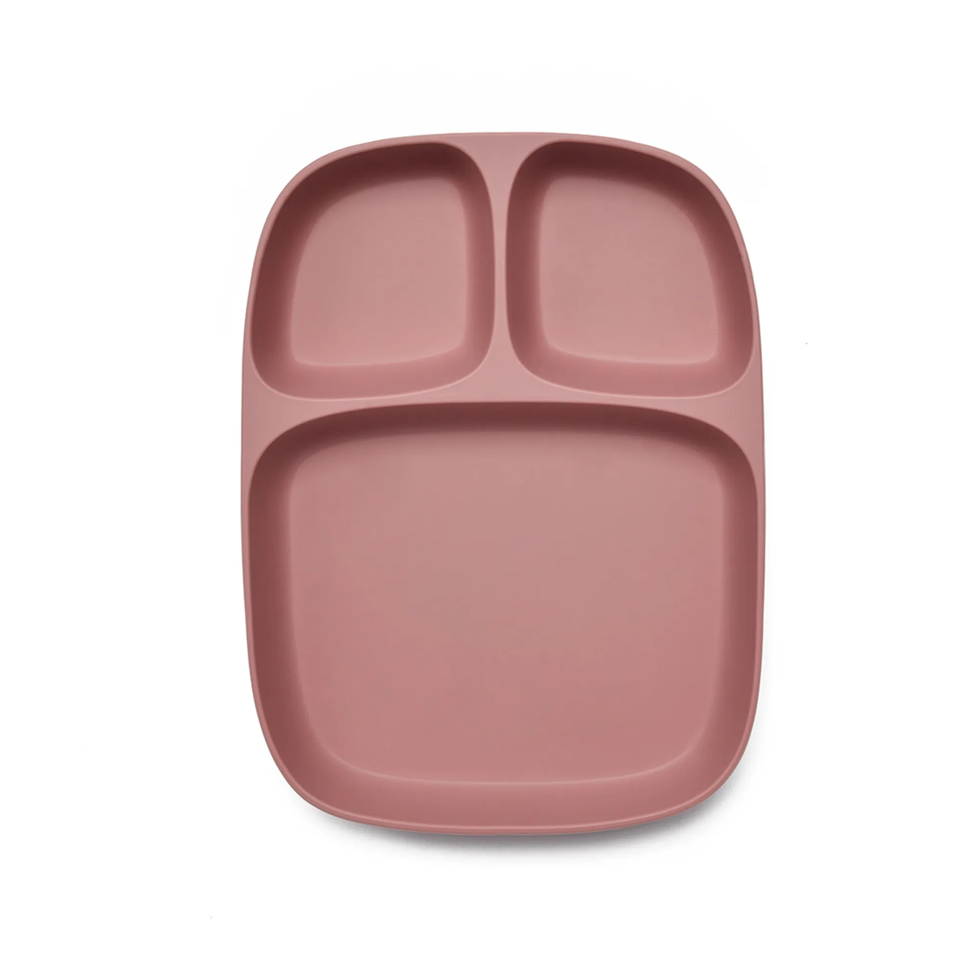 Little Rawr Silicone Food Tray Retangle Ash Rose | Baby Bunting NZ