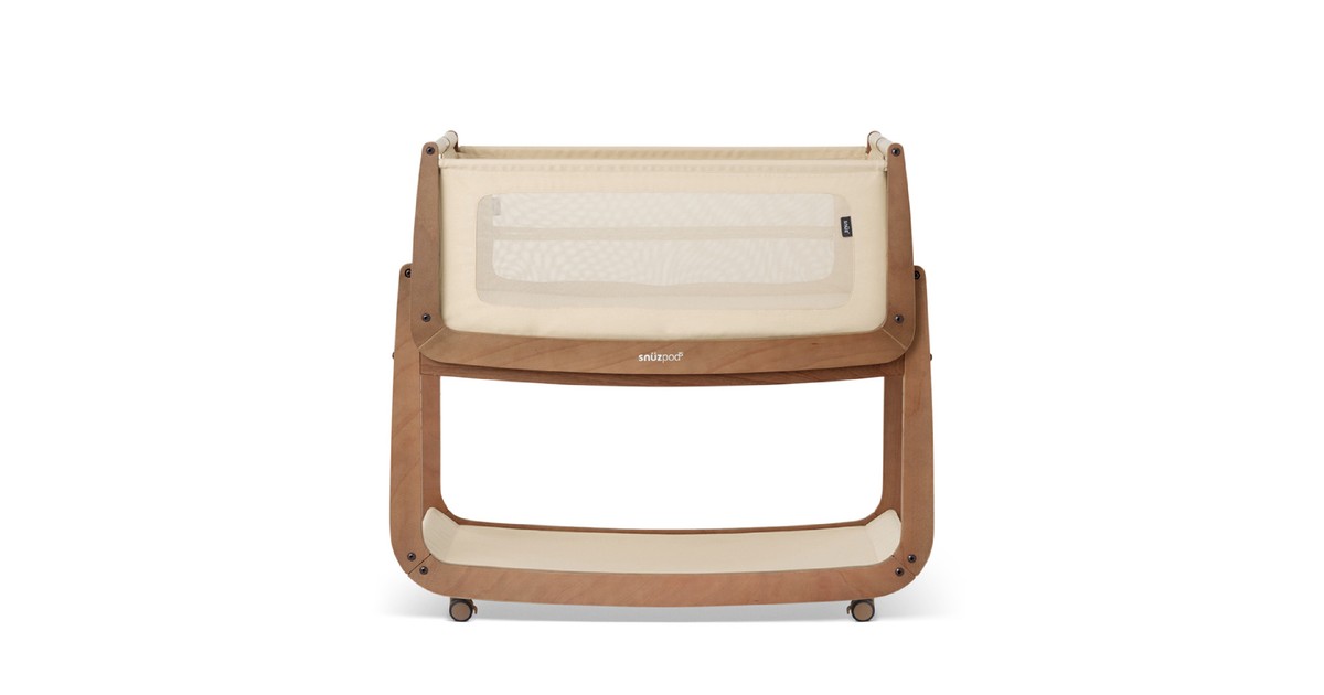 Snuzpod 5 Bassinet Walnut | Baby Bunting NZ